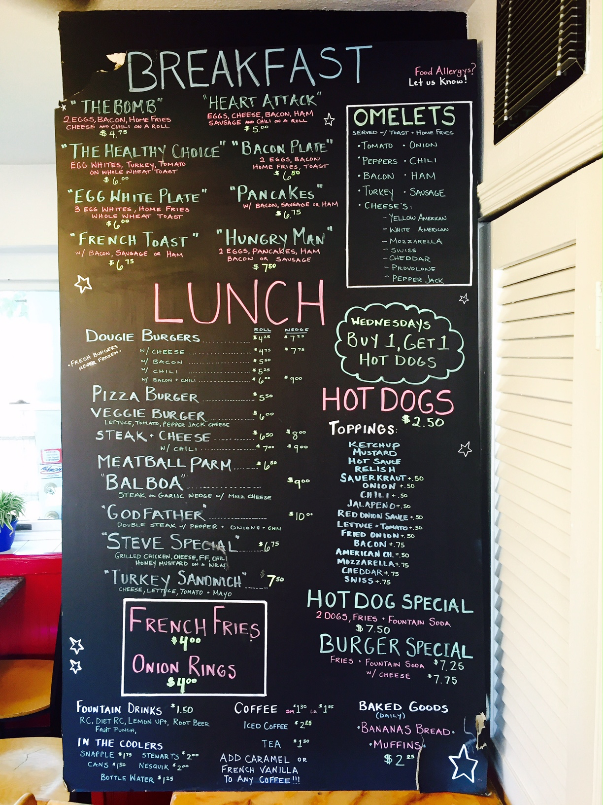 Dougie’s Standby - A New Look and New Lunch Specials - Party with Moms